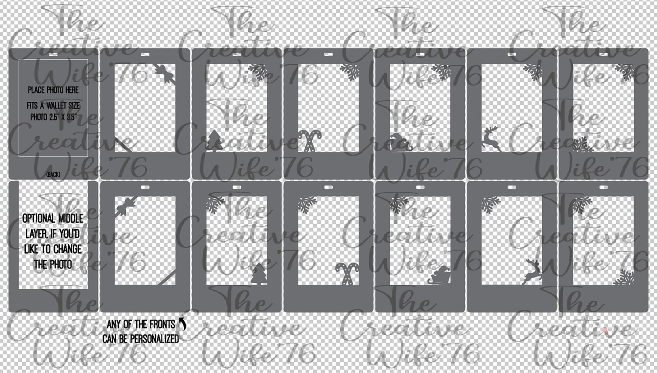 Personalizable Wallet Sized Photo Ornament Vertical & - Etsy