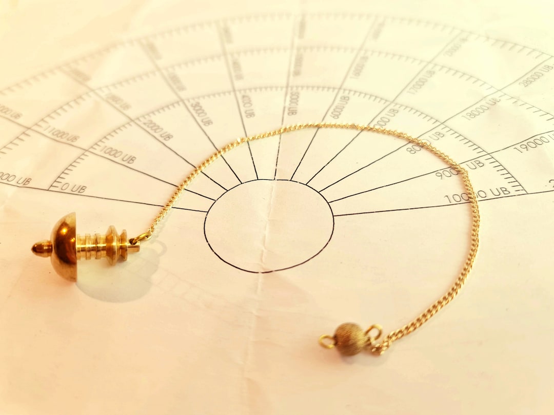 Pendolo Mer-isis in Rame per Radiestesia Radionica Con Manuali E ...