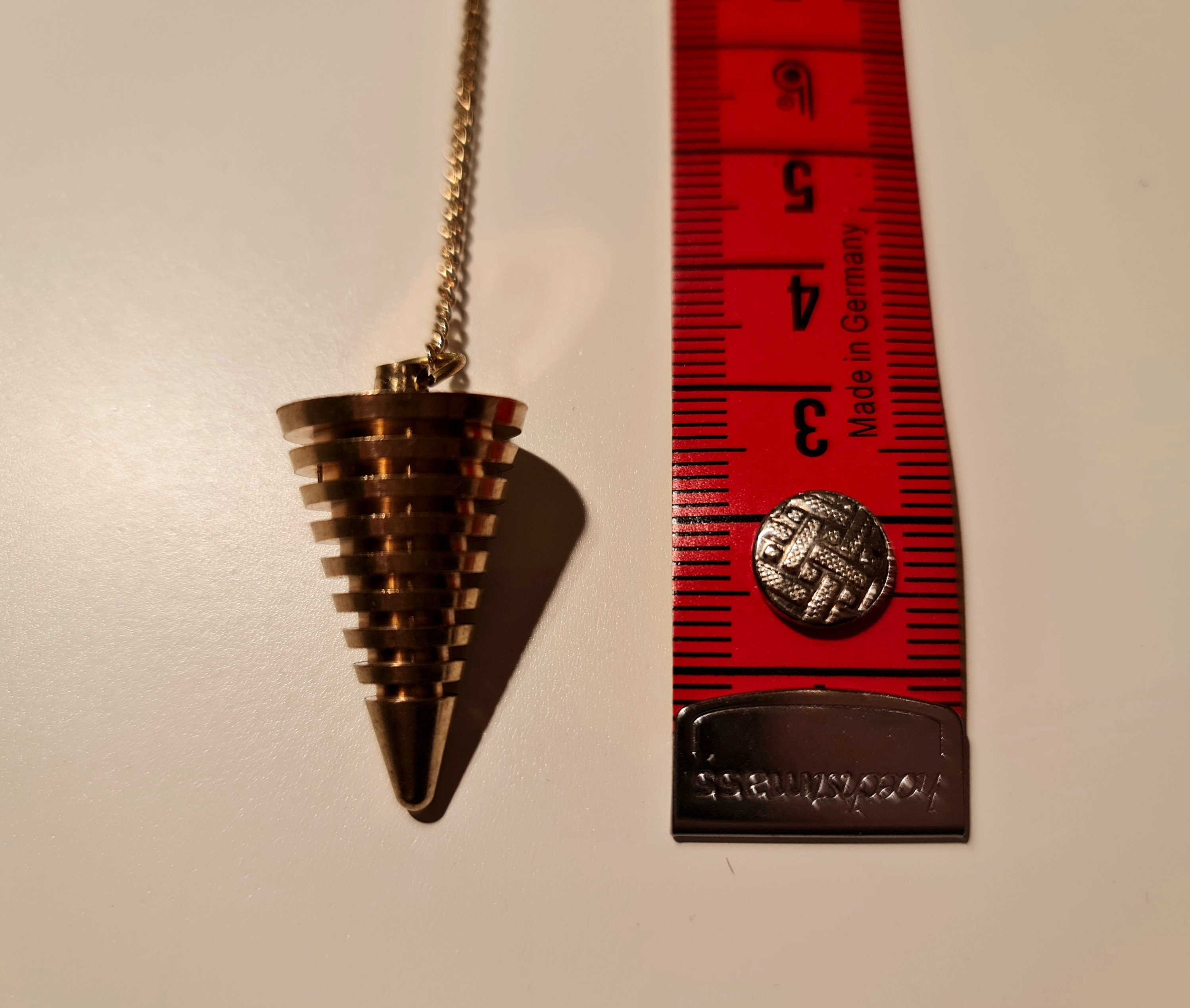 Egyptian Copper Conical Pendulum Triangle With 8 Batteries Discs - Etsy