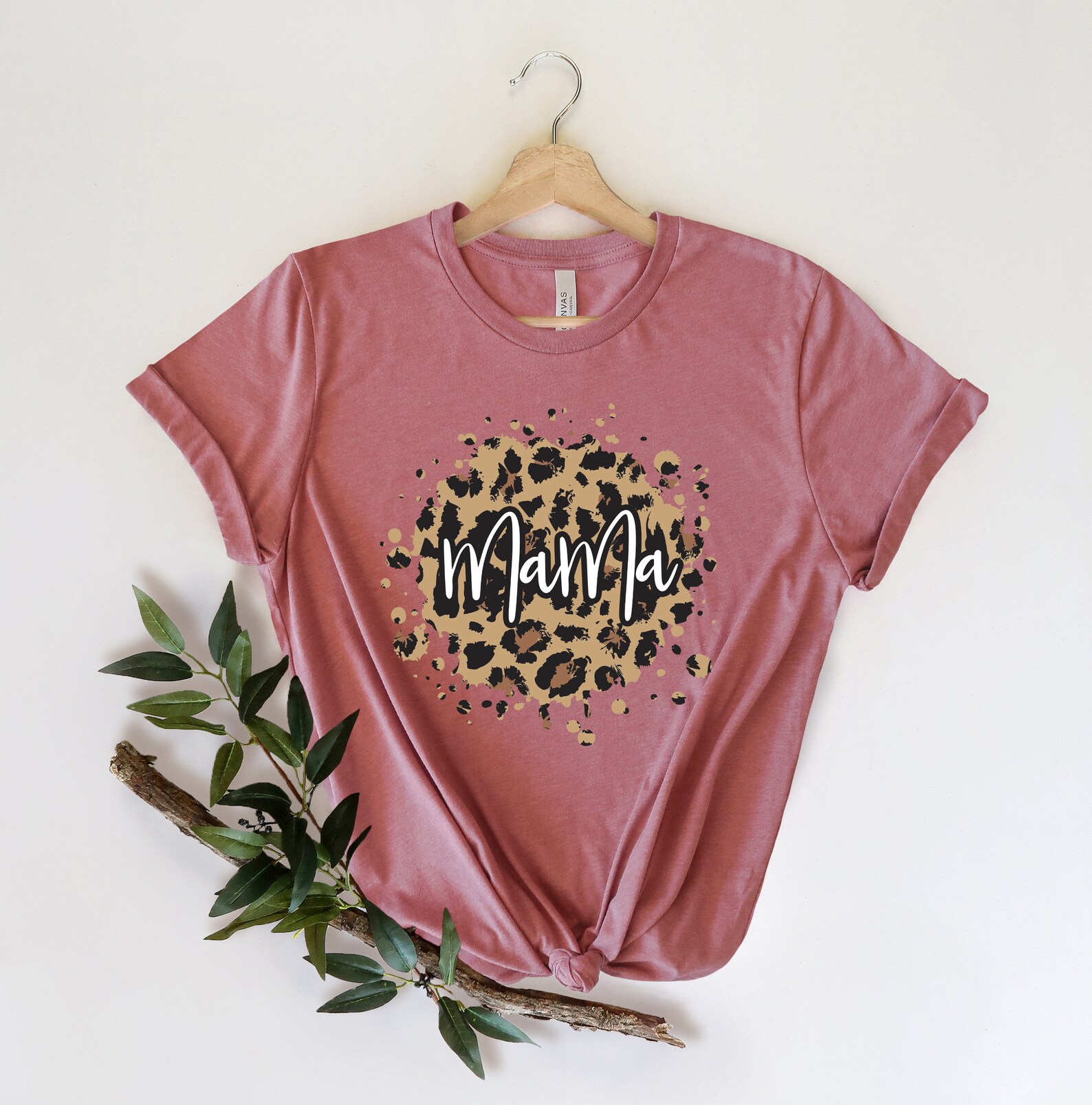 Mama Shirt Mom Leopard Shirt Gift for Mom Gift for Her - Etsy