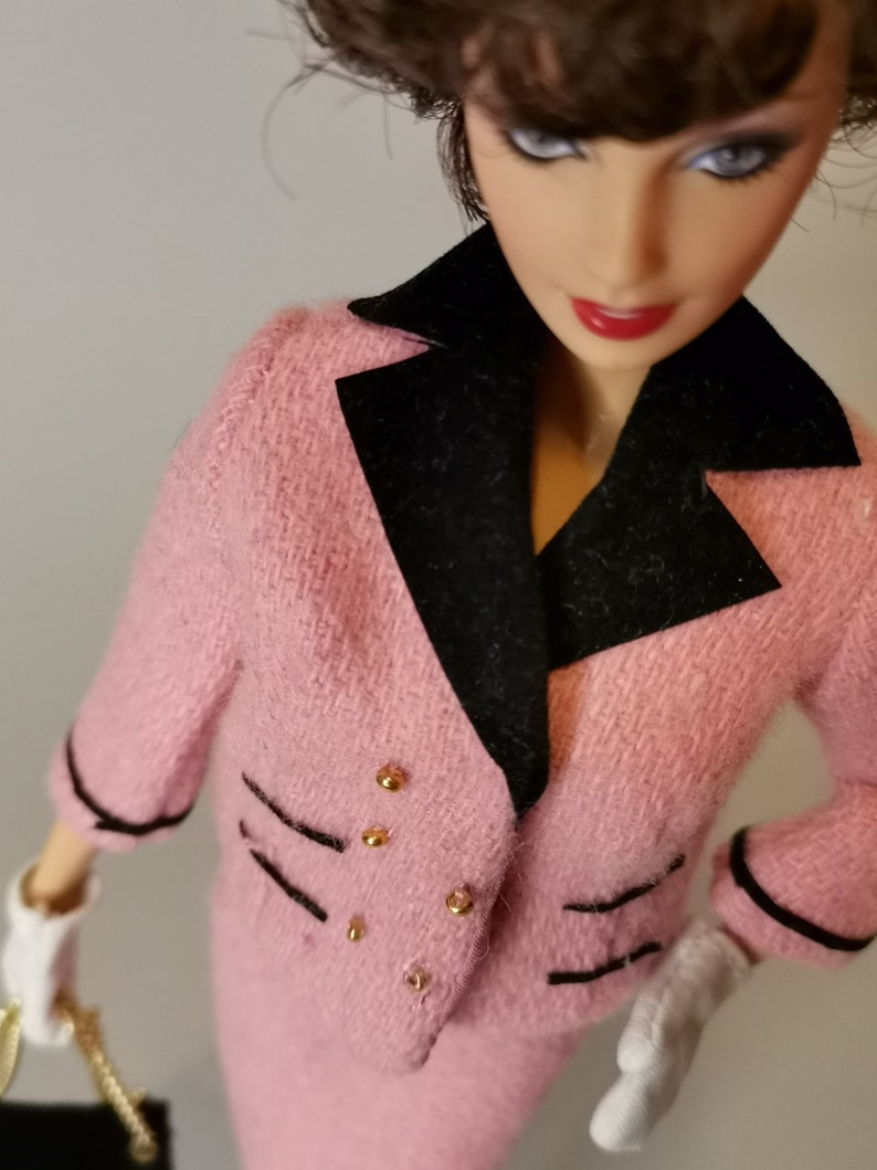 Jackie Kennedy Pink Suit for Standard Barbie Doll 1/6 - Etsy