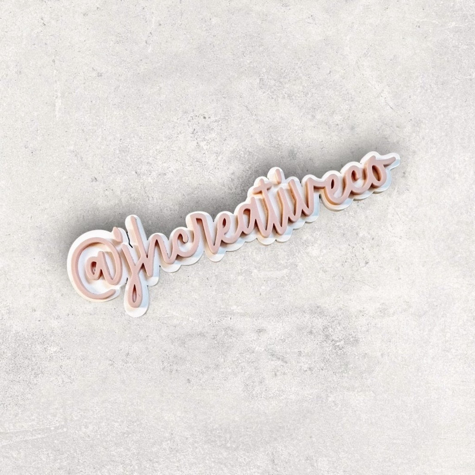 Custom Acrylic 3D Logo Watermark, Business Branding - Etsy