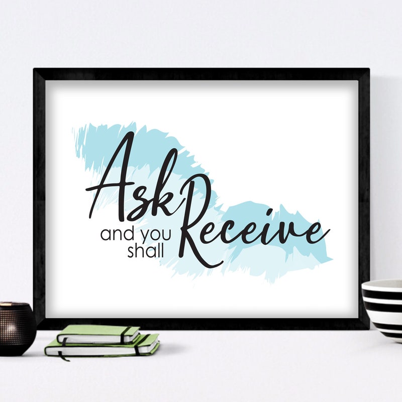 Ask and Receive - Etsy