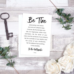 Be Unstoppable Quote, Resolution, Printable Wall Art, Inspirational ...