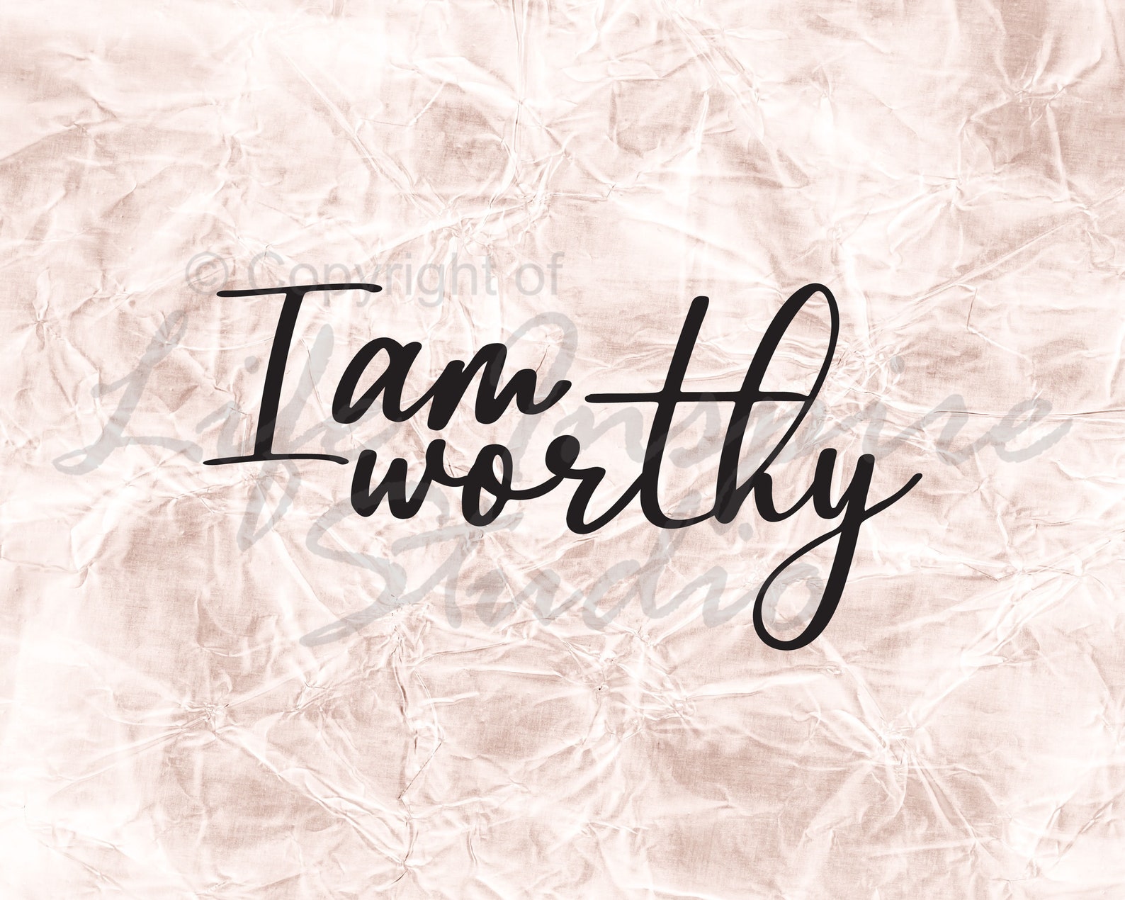 I Am Worthy, Gratitude, Affirmation, Printable Wall Art, Inspirational ...