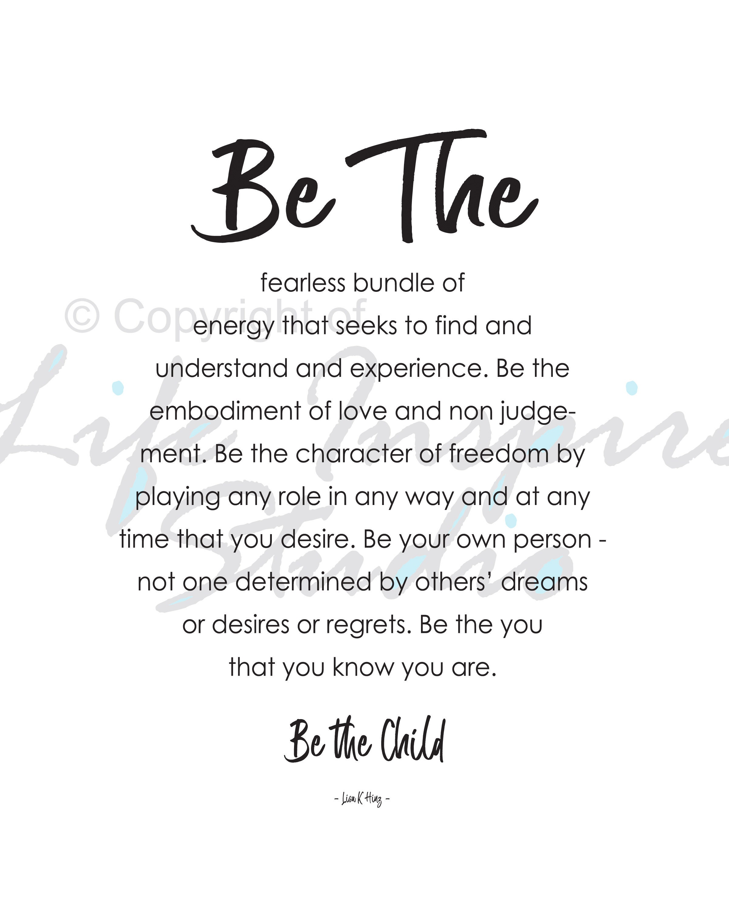 Child, Inspirational Quote, Printable Wall Art, Poem, Positive Quotes ...