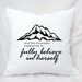 Mountains, Believe in Self, Printable Wall Art, Inspirational Quote ...
