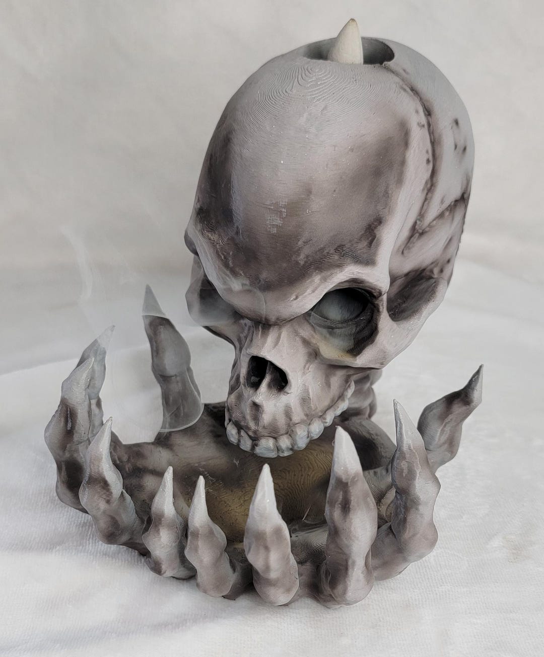 The Phantom Skull Backflow Burner for Incense - Etsy