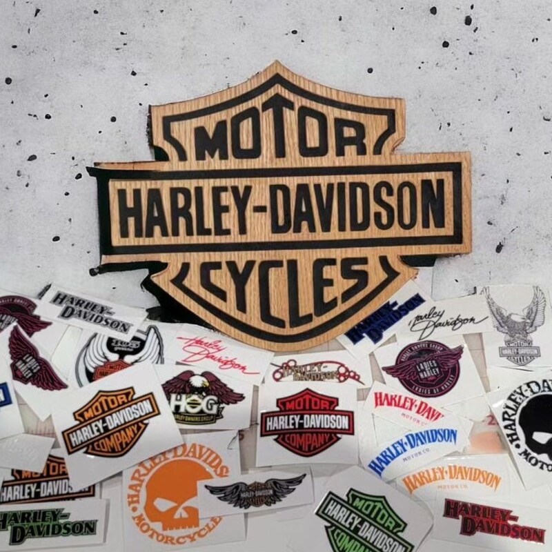 Harley Davidson Stickers - Etsy