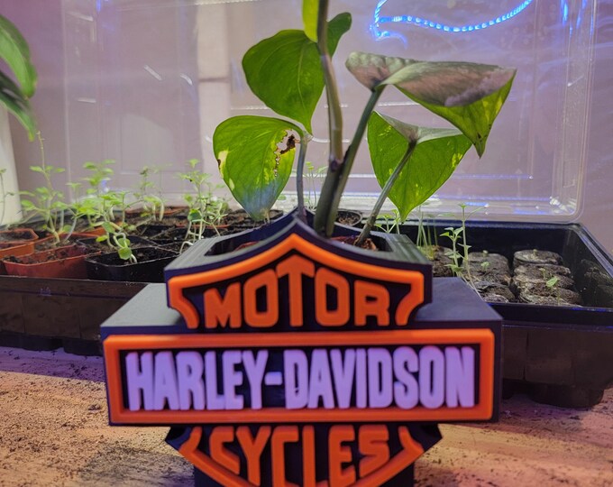 Motorcycle Gas Tank Planter for Desktop Gift for Harley Enthusiast - Etsy