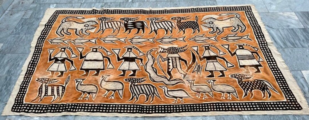 5x8 Mud Cloth, Handmade Tapestry, Large Tapestry, Batik African ...
