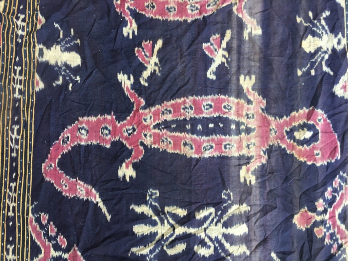 4x8 Antique Ikat Indonesian Ikat West Sumba Ikat Ikat Wall - Etsy