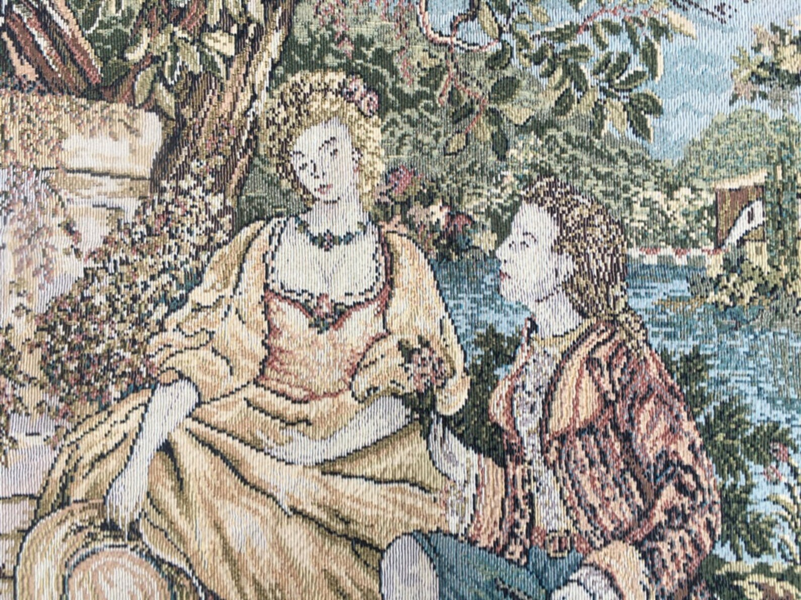 3x3 French Tapestry Vintage Medieval Tapestry Stunning - Etsy