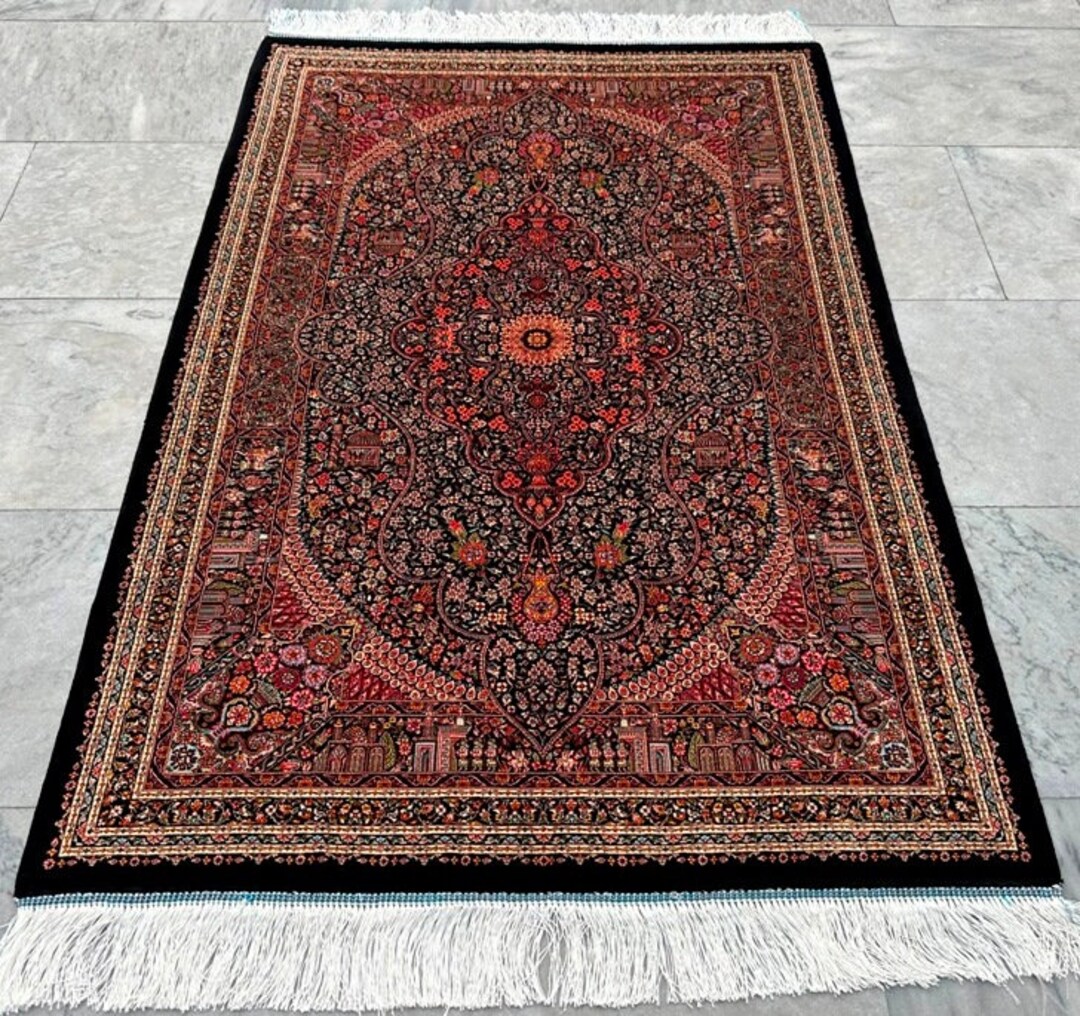 3x4 Silk Rug High Quality Silk Rug Bamboo Silk Rug Luxury Home Decor ...