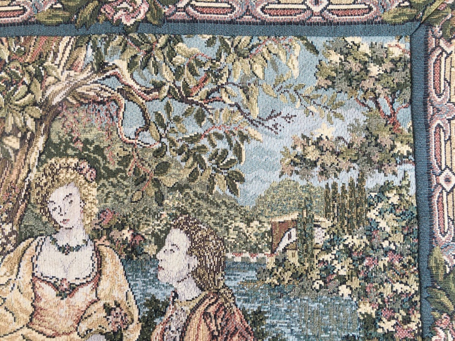 3x3 French Tapestry Vintage Medieval Tapestry Stunning - Etsy