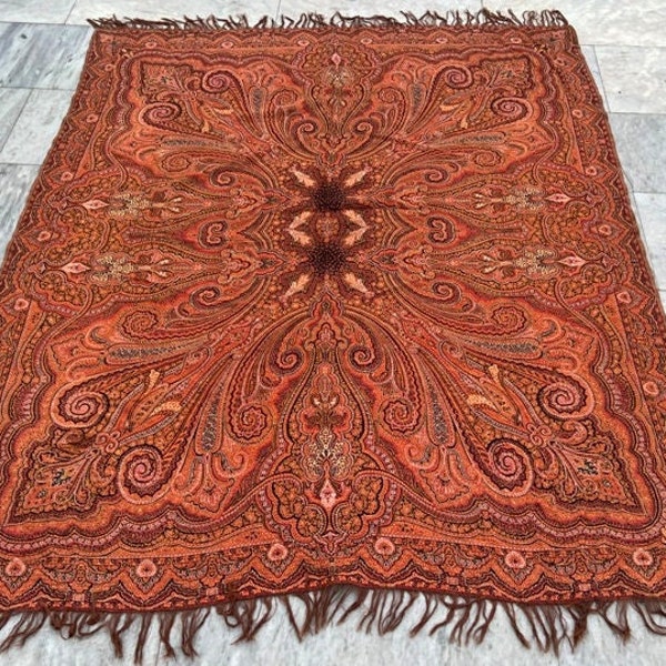 Paisley Shawl - Etsy