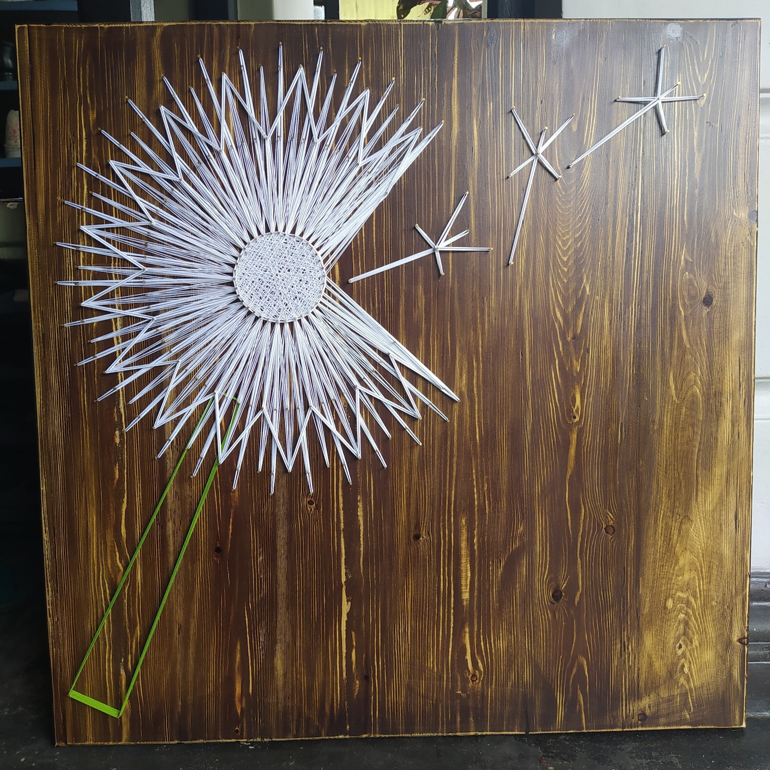 Dandelion String Art, Wall Décor, String Art, Perfect for Home Space - Etsy