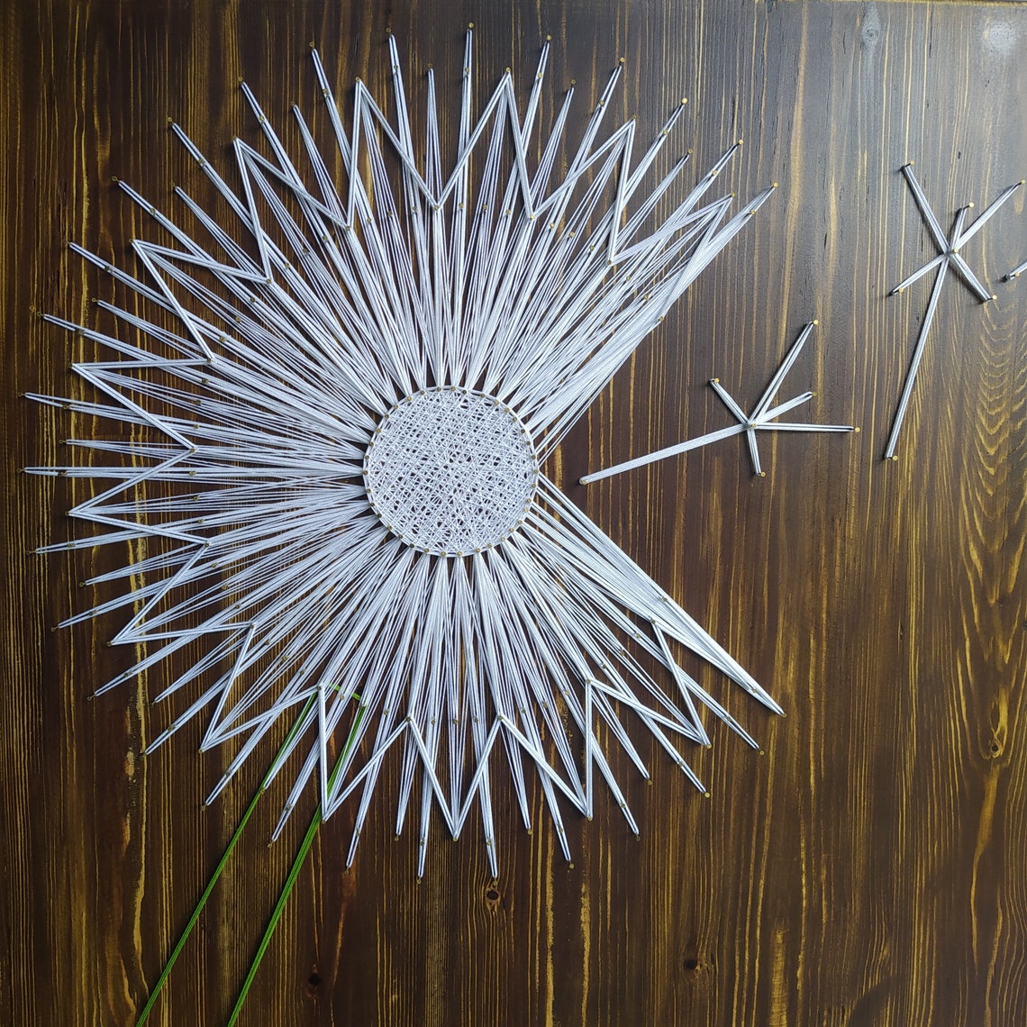 Dandelion String Art, Wall Décor, String Art, Perfect for Home Space - Etsy