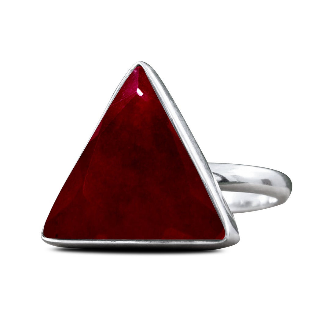 Red Beryl Ring 925 Sterling Silver Beryl Ring Handmade Jewelry Unique ...