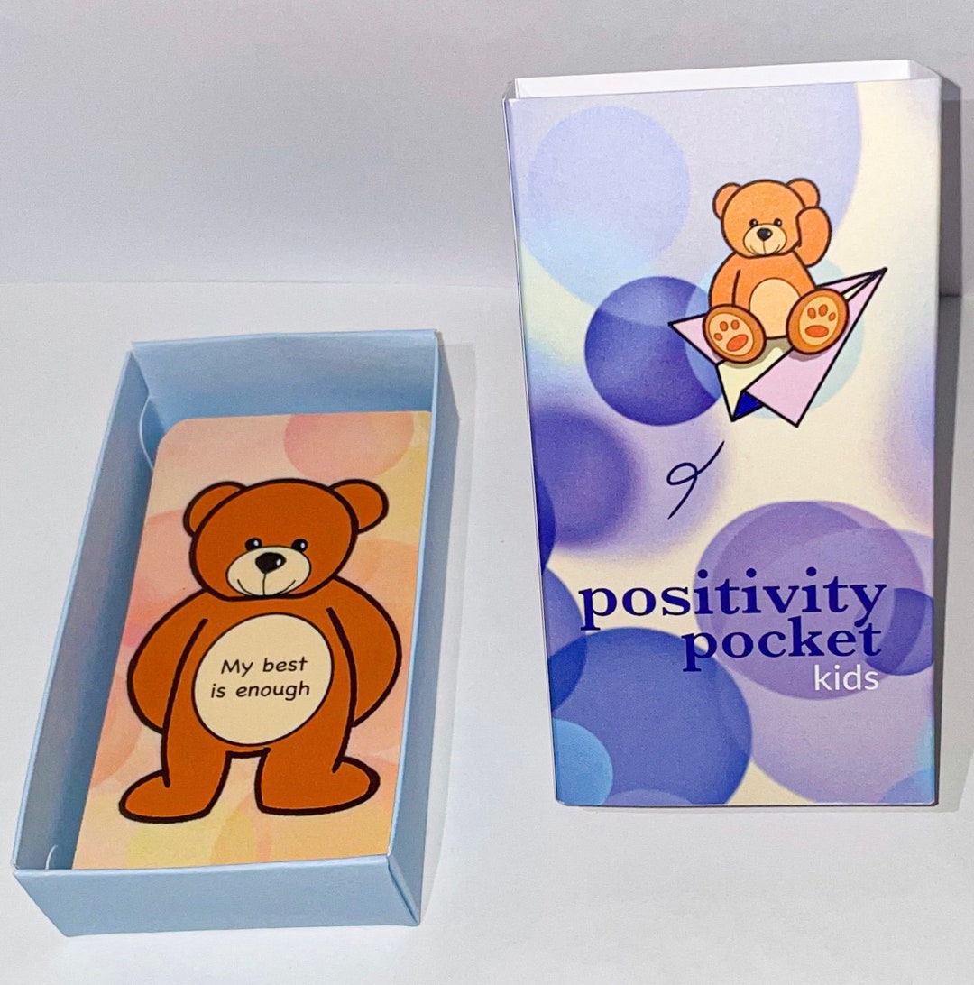 Kids Positivity Pocket Cards - Etsy