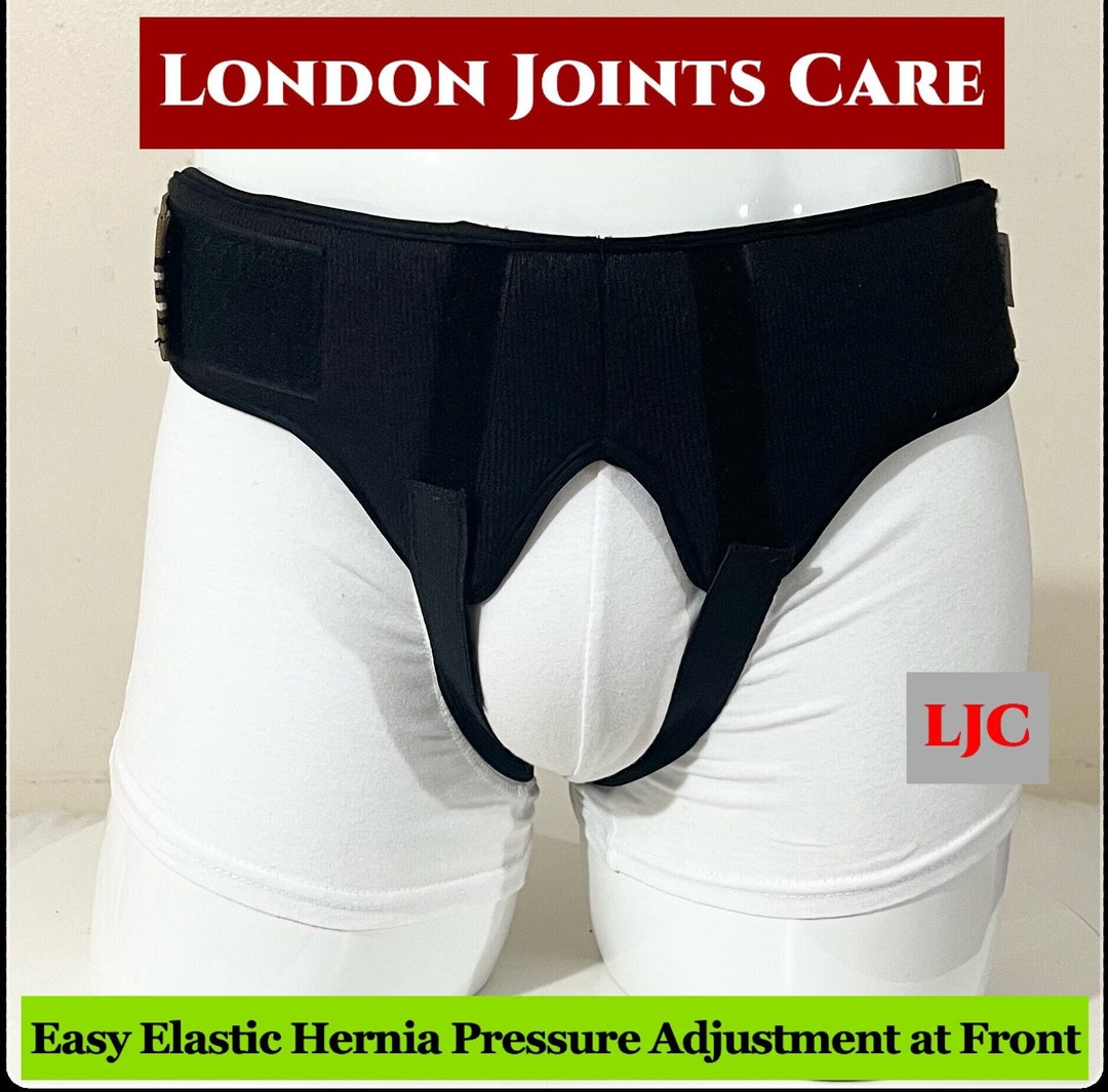 Hernia Support Belt Inguinal Double Truss Brace Removable Pads ...