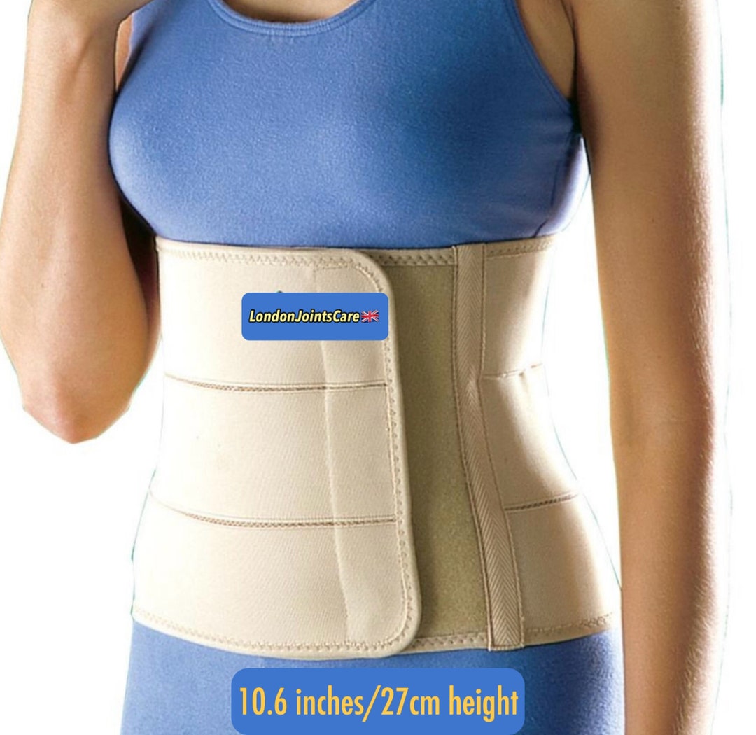 Abdominal Support Belt Hernia Support Back & Stomach Compression Binder ...