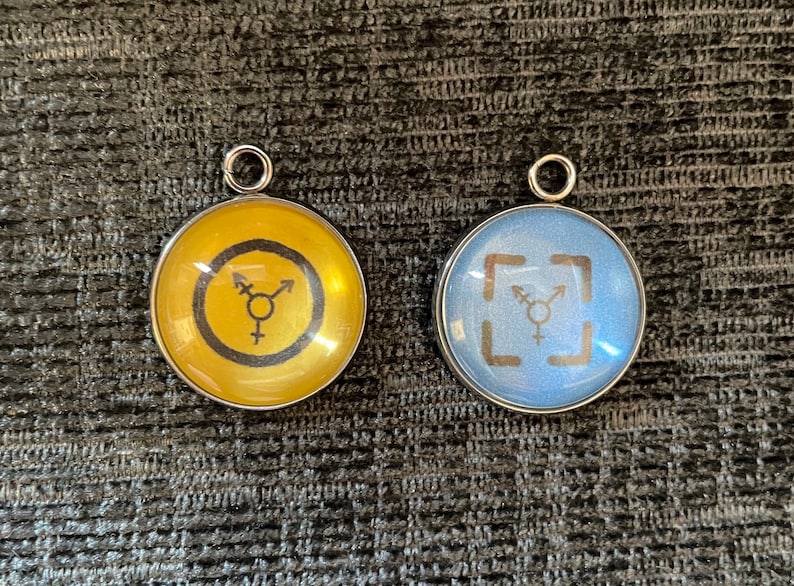 BDSM Owned Sub Symbol Charm Pendant Personalised for Necklace | Etsy