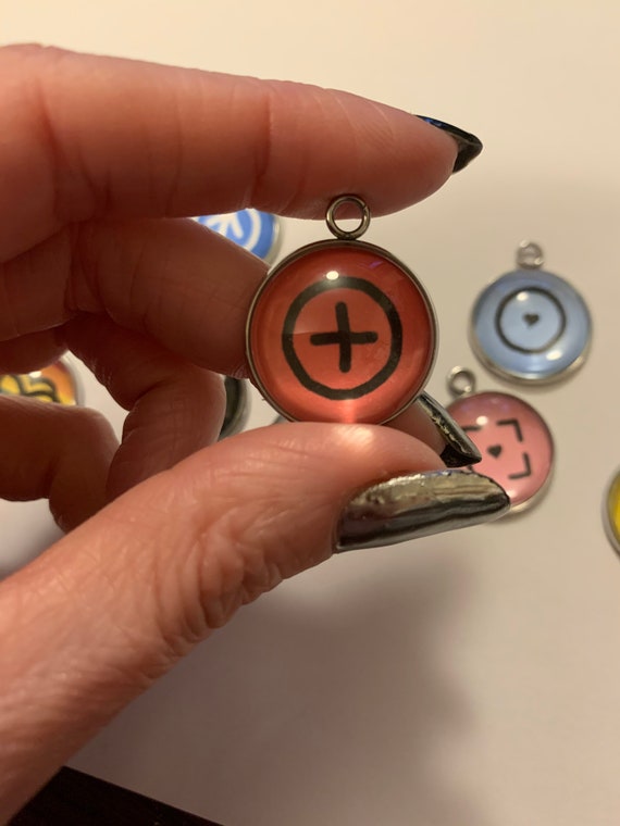 BDSM Owned Sub Symbol Charm Pendant Personalised for Necklace | Etsy