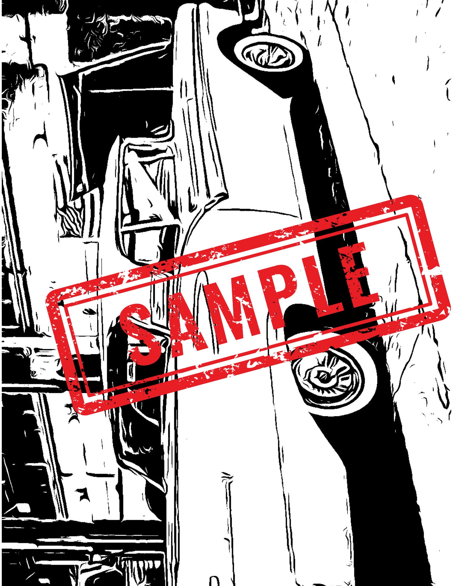 Printable Car Color Book, 50 Classic Car Designs, Adult Coloring, PDF ...