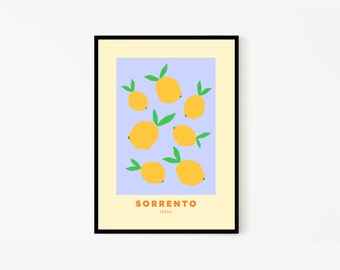 Italy Fruit Print - Etsy