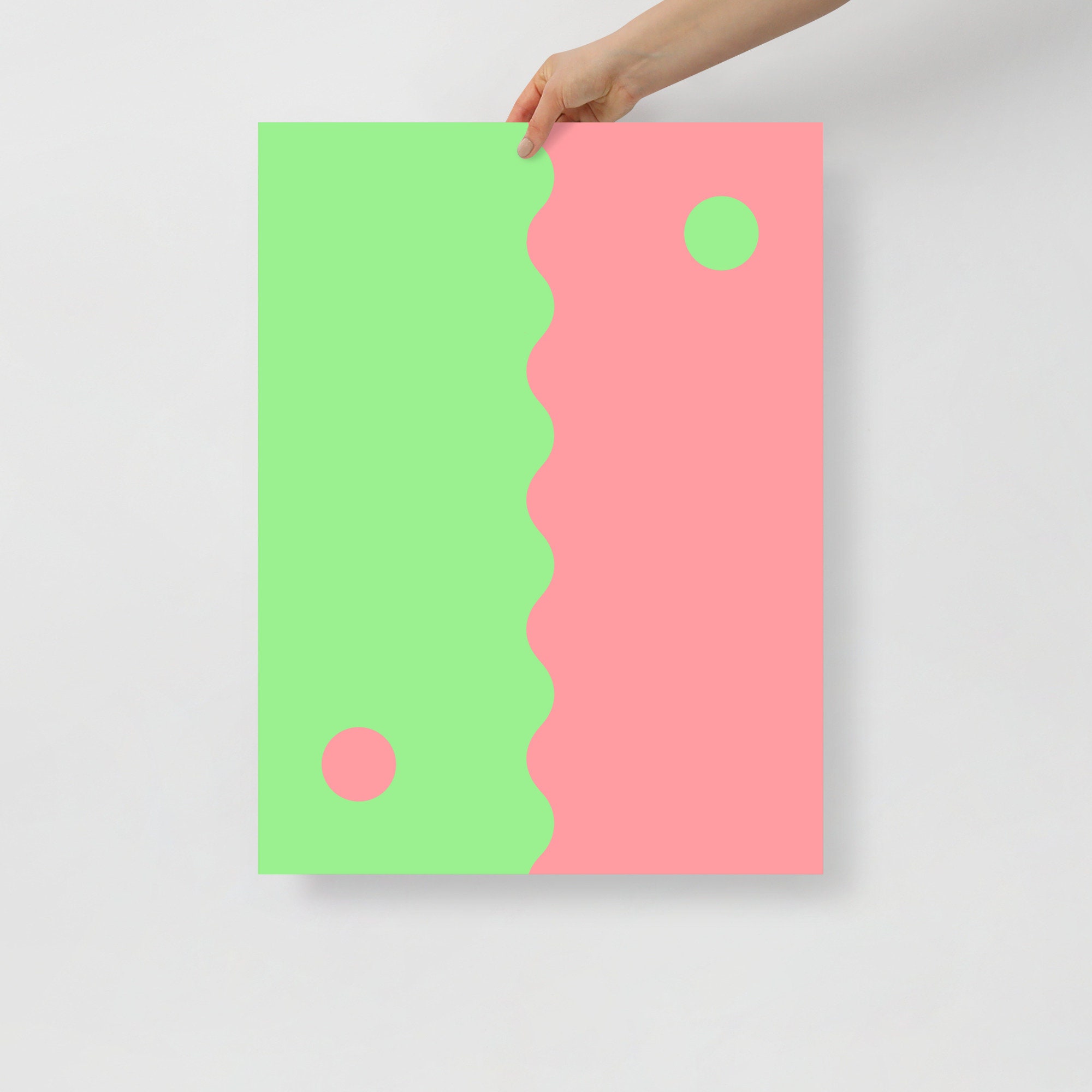 Opposites Attract Print Abstract Art Bright Art Bold Art - Etsy