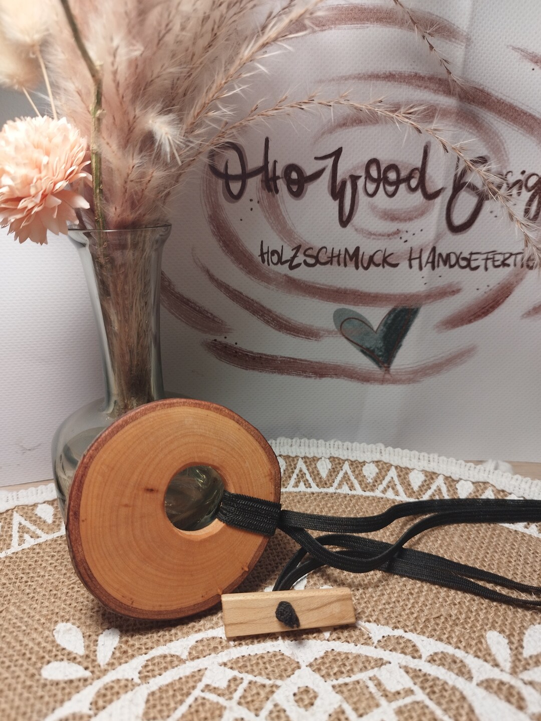 Hair Tie / Dread Band Made of Wood - Etsy