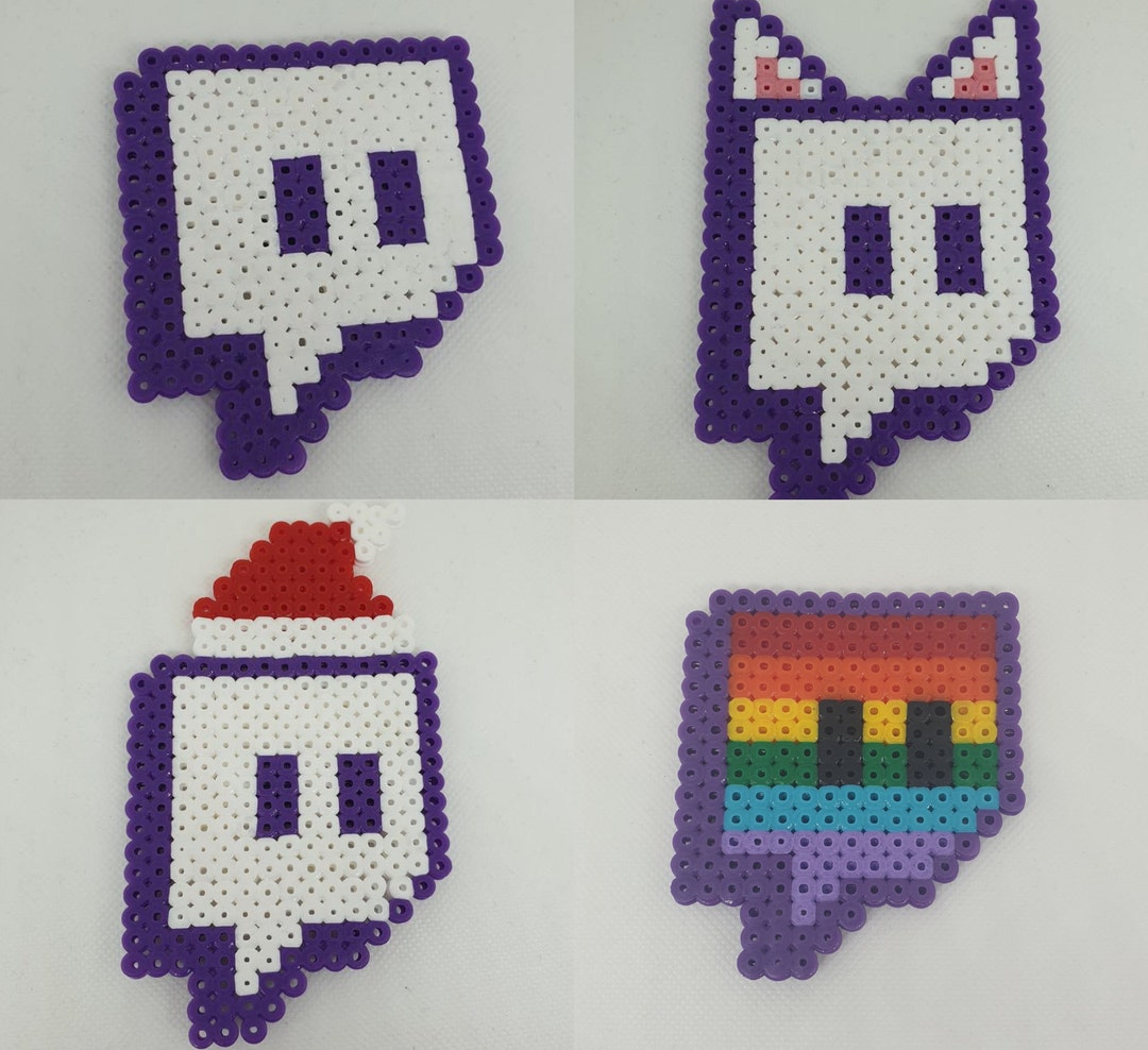 Twitch Perler/hama Bead Art Gamer Gifts Gifts for Him Gifts for Her ...