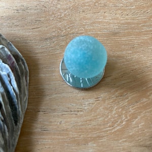 OYSTERS AND PEARLS | Mini Oyster Shell | Aqua Mini Sea Glass Marble ...