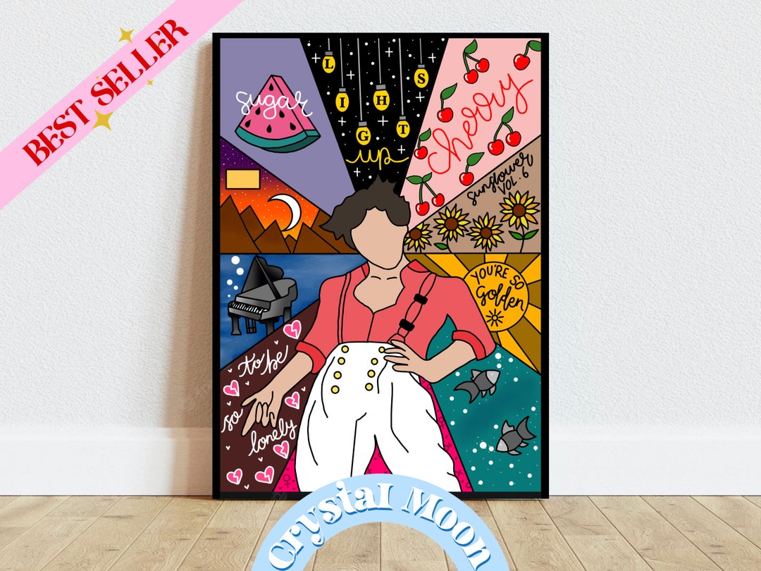 A4 Harry Styles Fine Line Poster Art Print / Fan / Music / - Etsy