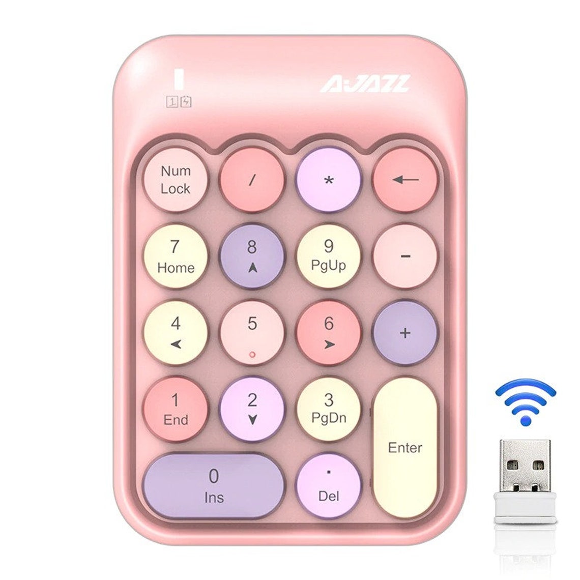 Clavier Pastel Sans Fil Mini Numéro Clavier Kawaii Mignon Etsy
