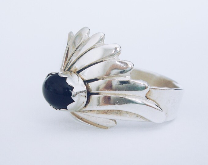 Vintage Richard Begay, Navajo, Native American Solid .925 Sterling ...