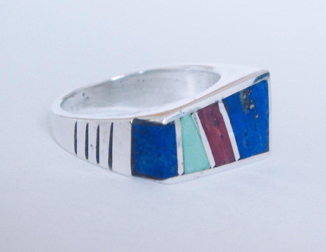 Ray Tracey Knifewing, Navajo, Solid .925 Sterling Silver Vintage Ring ...