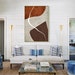 Brown Abstract Wall Art Framed Wall Art Modern Abstract - Etsy