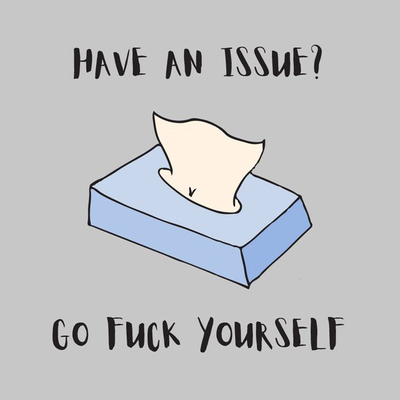 Tissue for Your Issue Sticker - Etsy