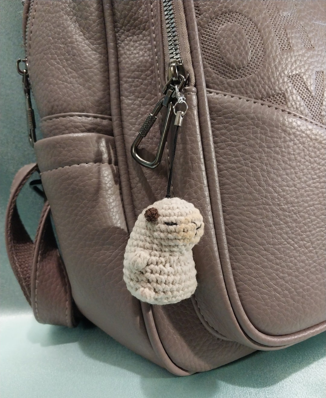 Capybara Soft Toy Keychain, Crochet Capybara, Height 5.5 Cm (2.16 In ...