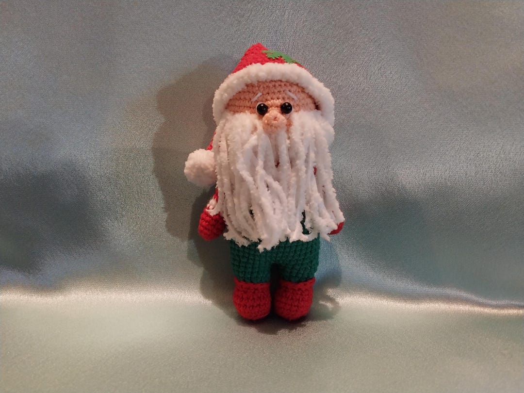 Santa Claus Soft Toy, Santa Claus Handmade Interior Figure, Holiday ...
