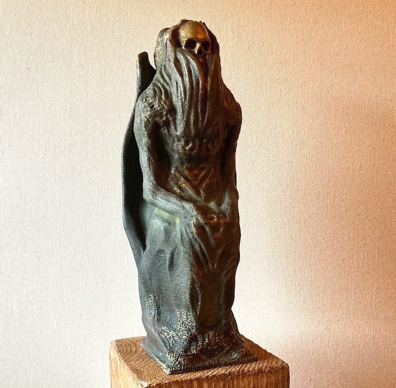 Cthulhu idol III throne skull lovecraft | Etsy