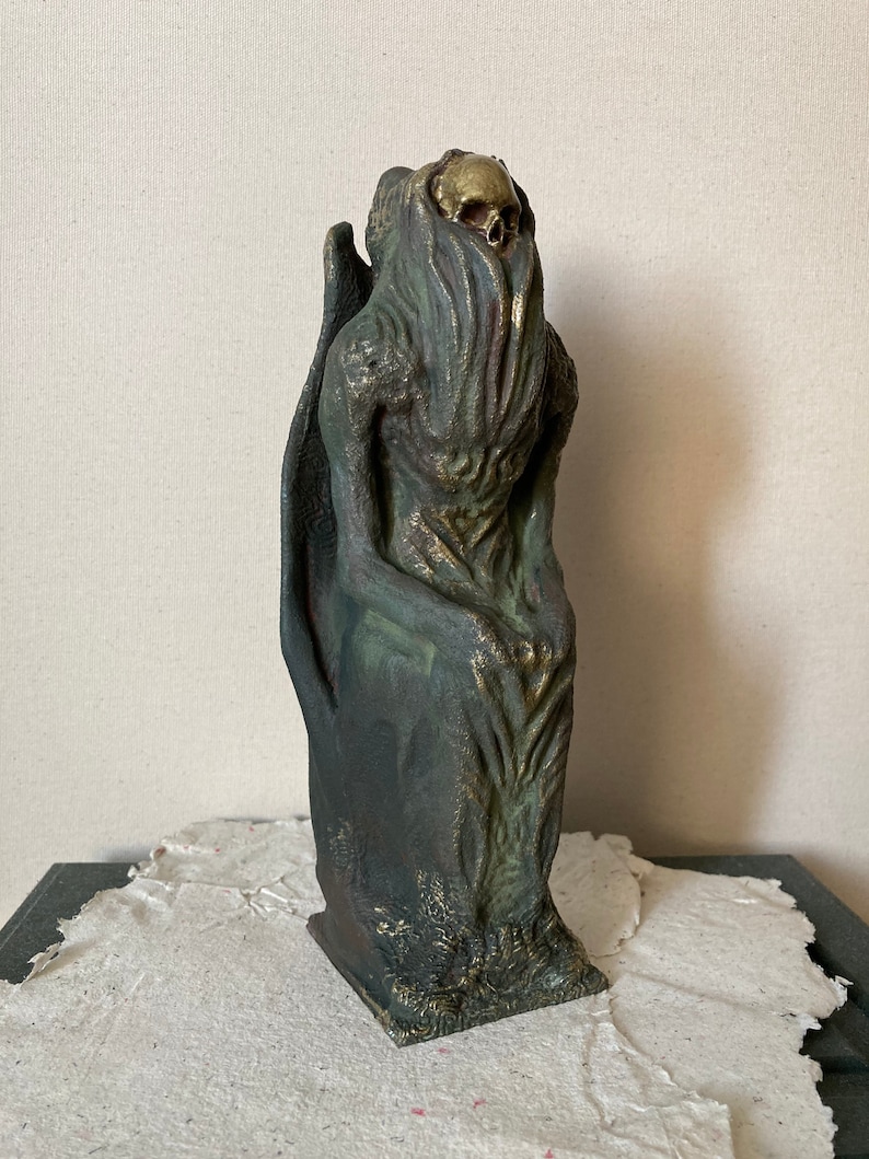Cthulhu idol III throne skull lovecraft | Etsy