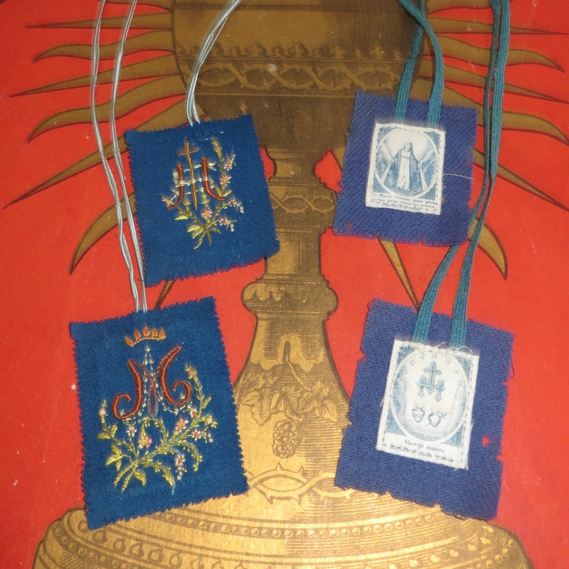 Antique Scapular - Etsy