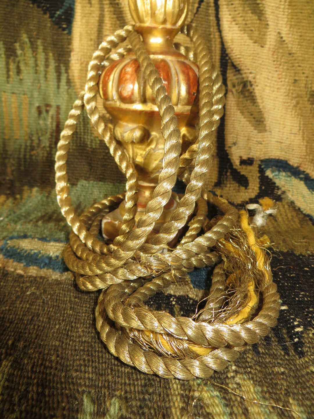 Antique French Gold Bullion Rope Trim Piping Cord/4.5 Foot - Etsy