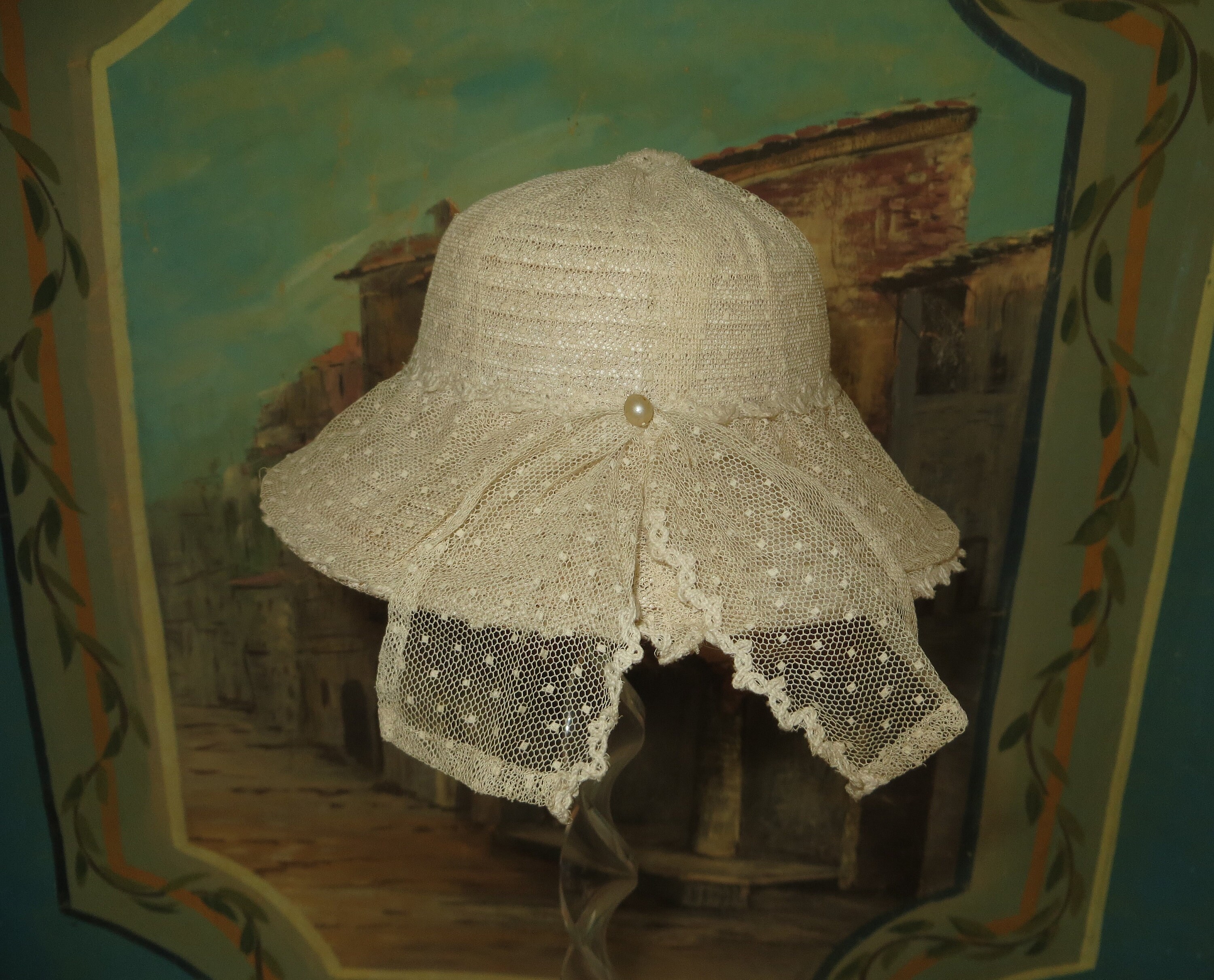 A Devine Antique French Childs Summer Hat (chapeau) Early 1900s. Lace ...