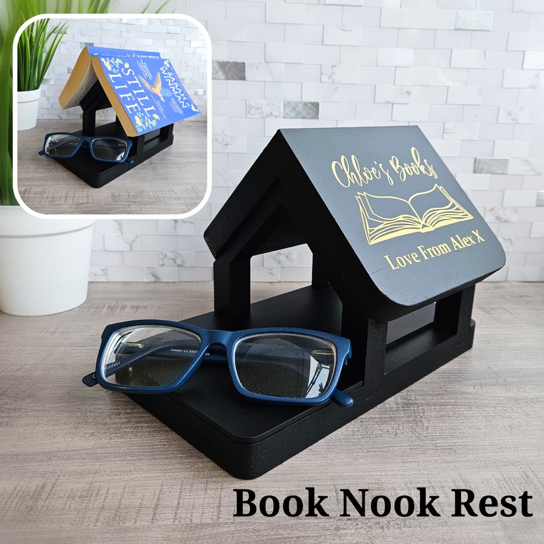 Personalized Book Stand Display, Triangle Bookmark for Women, Book ...