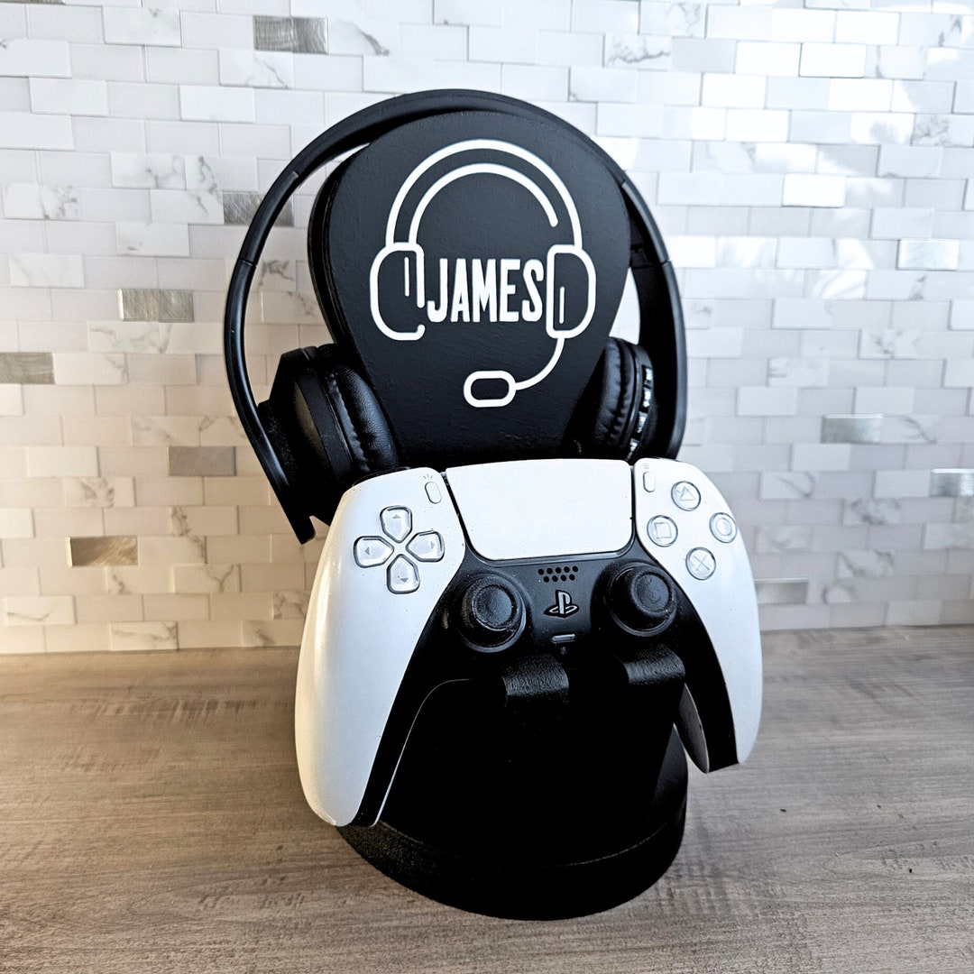 Game Stand Headset Controller Holder, Gaming Birthday Gift for Husband ...