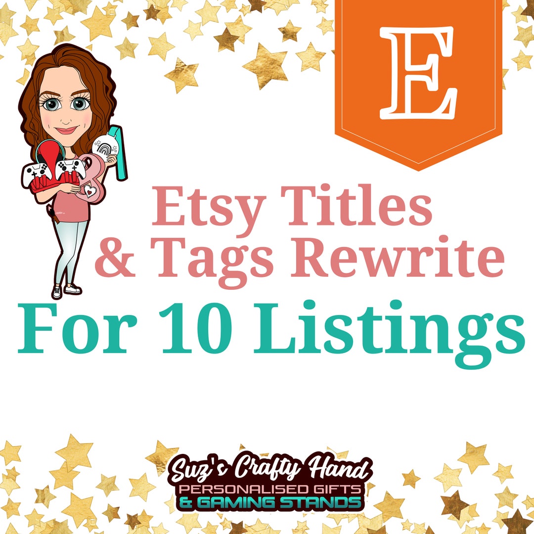 UK Etsy Titles and Tags 10, SEO Listings for Etsy Listing Help, Etsy Keyword Research Tool, Etsy ...